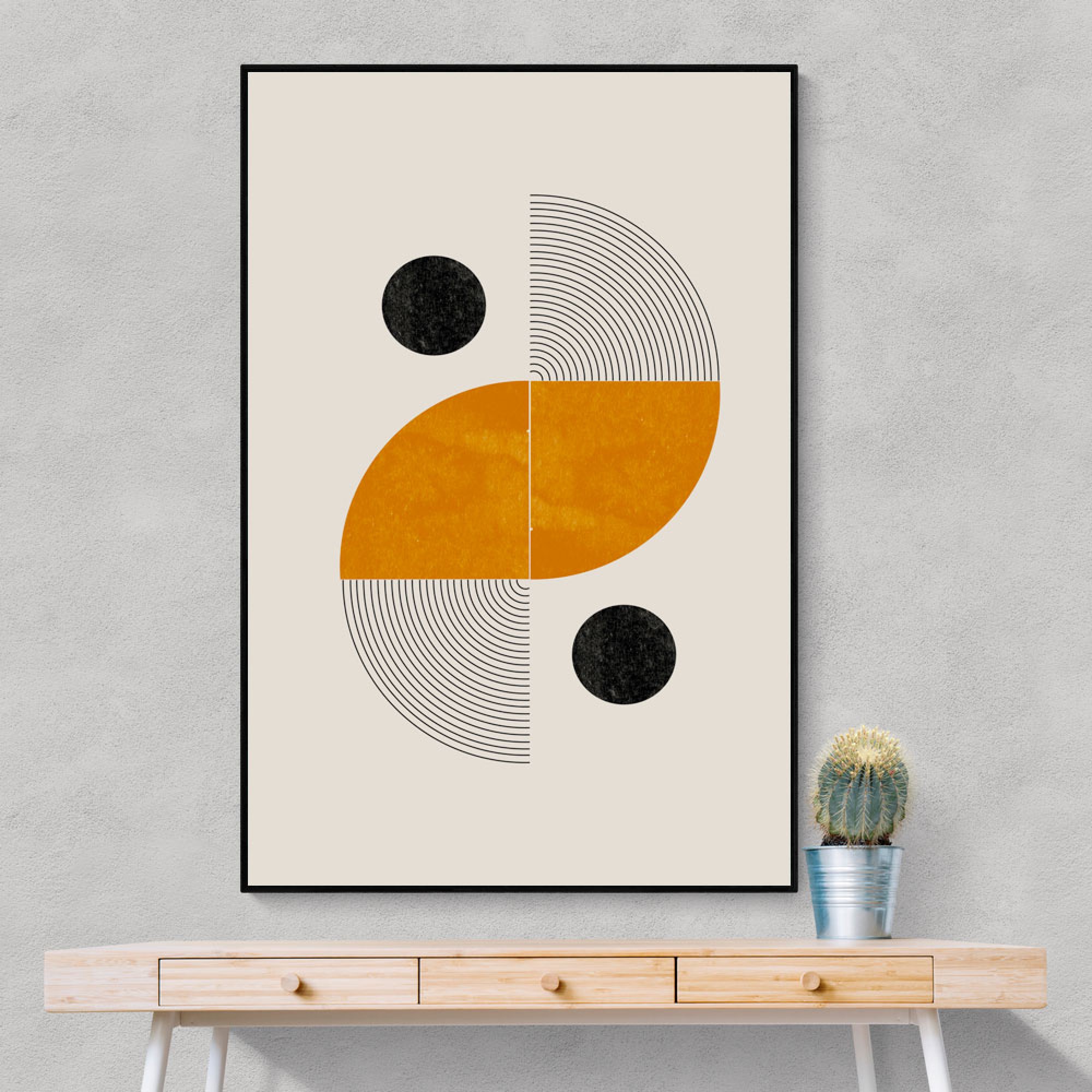 Retro Shape Wall Art